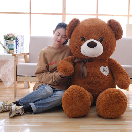 90/110 cm Soft Scarf Teddy Bear Plush Toys Stuffed Plush Animals Soft ...
