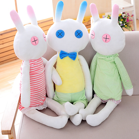 85m Large Size Soft Rabbit Plush Toy Stuffed Animal Bunny Rabbit Pillow ...